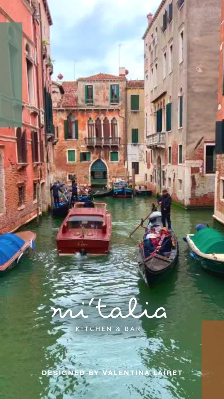 mi'talia Kitchen & Bar Logo Design — triangular studio inc