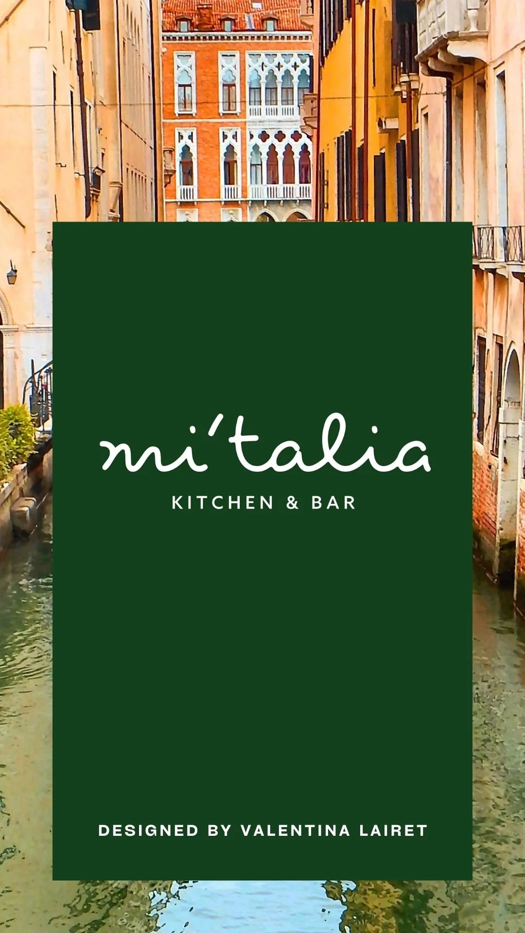 mi'talia Kitchen & Bar Logo Design — Triangular Studio Inc.