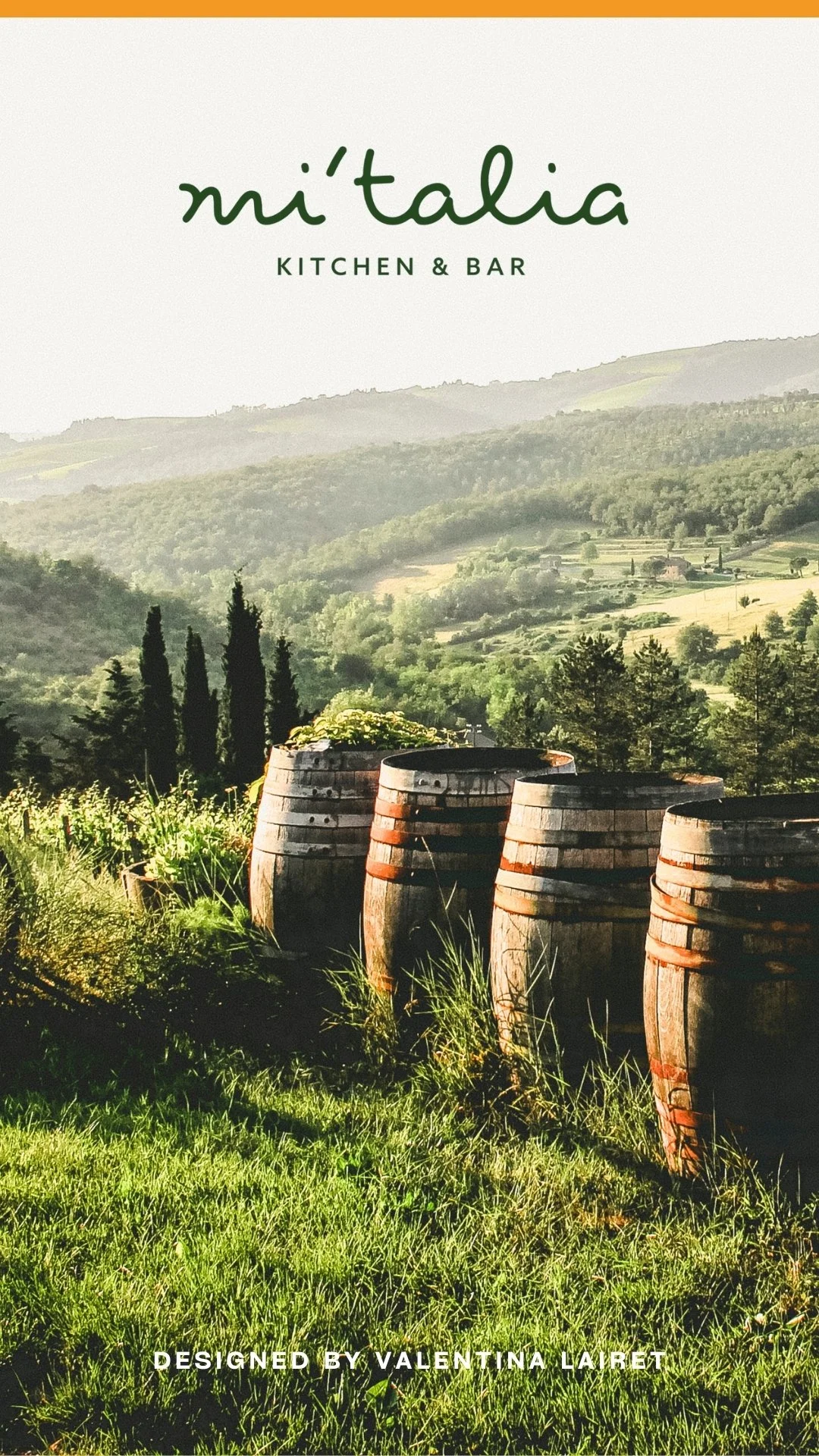 mi'talia Kitchen & Bar Logo Design — Triangular Studio Inc.