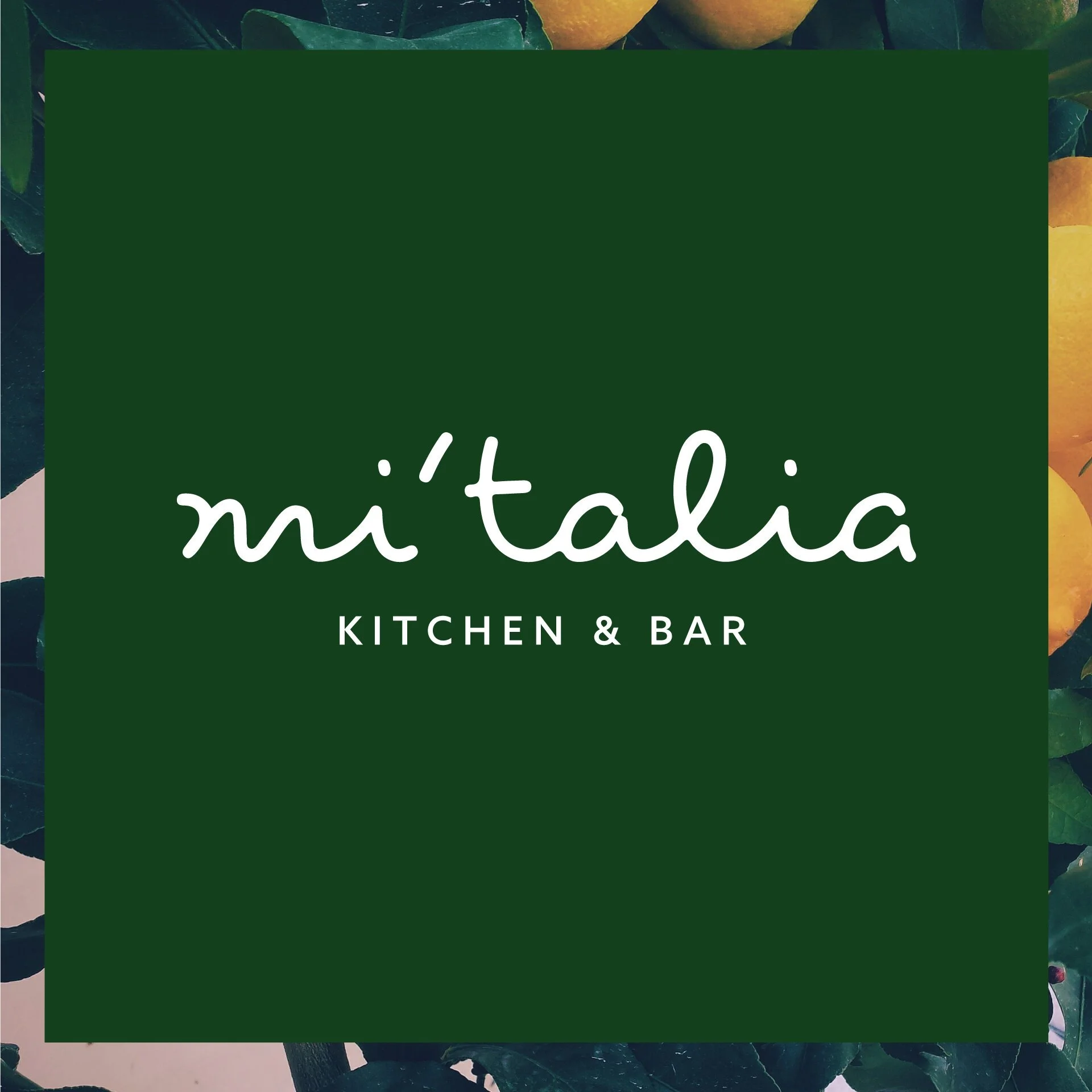 mi'talia Kitchen & Bar Logo Design — triangular studio inc