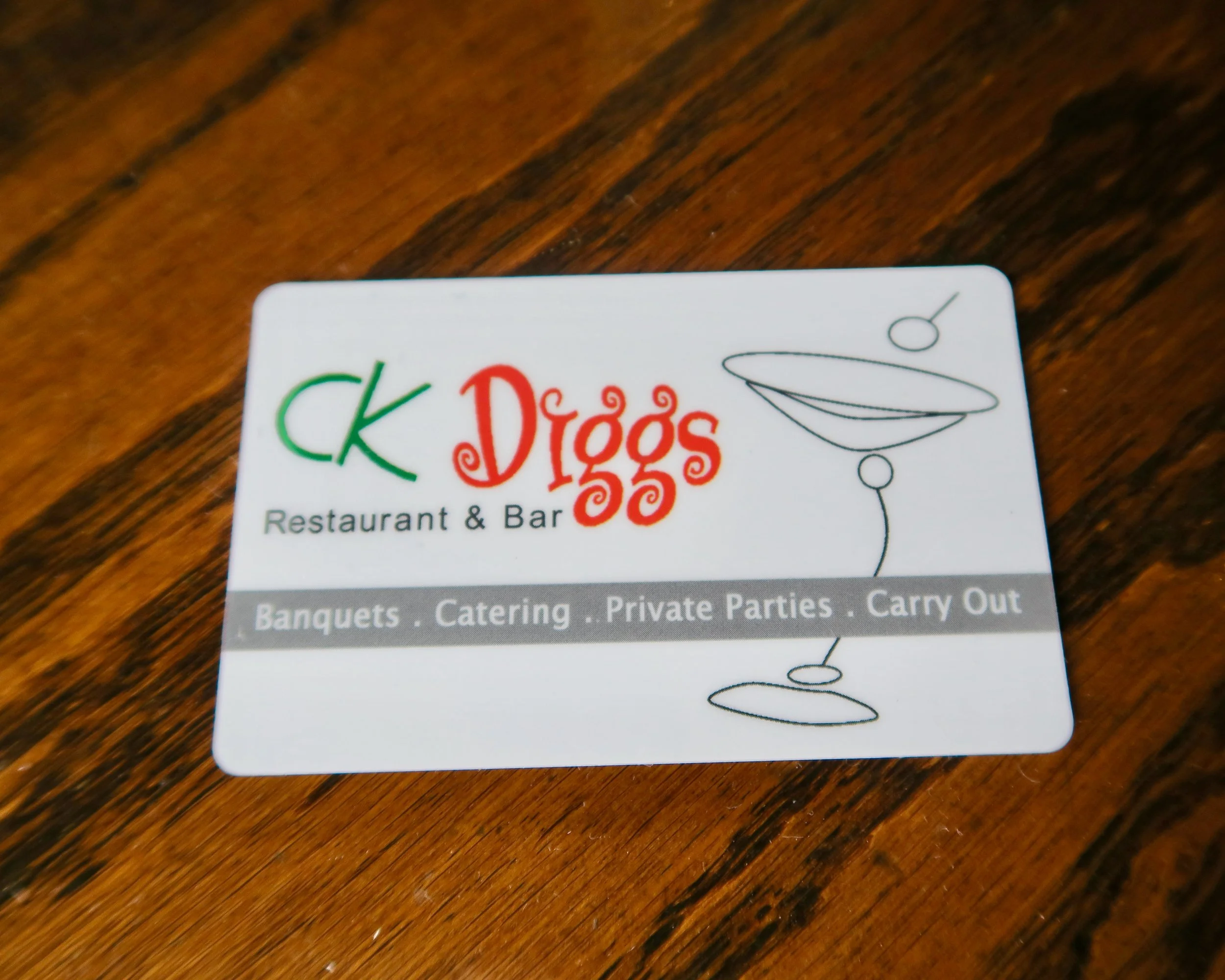 Menu — CK Diggs