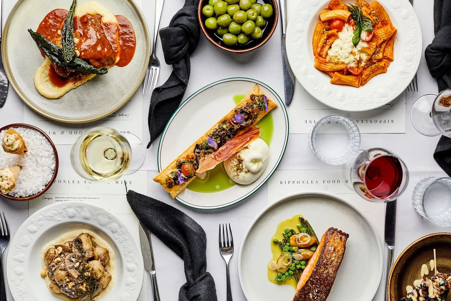 Food and Beverages Menus — Ripponlea Food & Wine