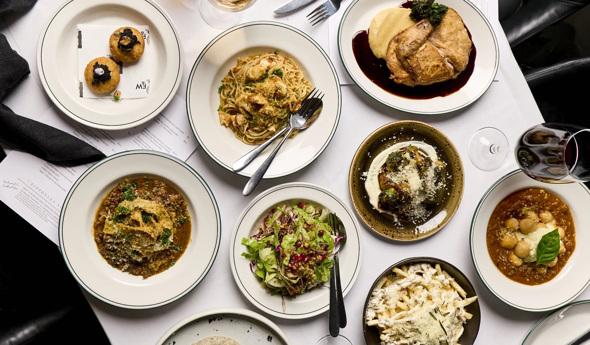 Food and Beverages Menus — Ripponlea Food & Wine