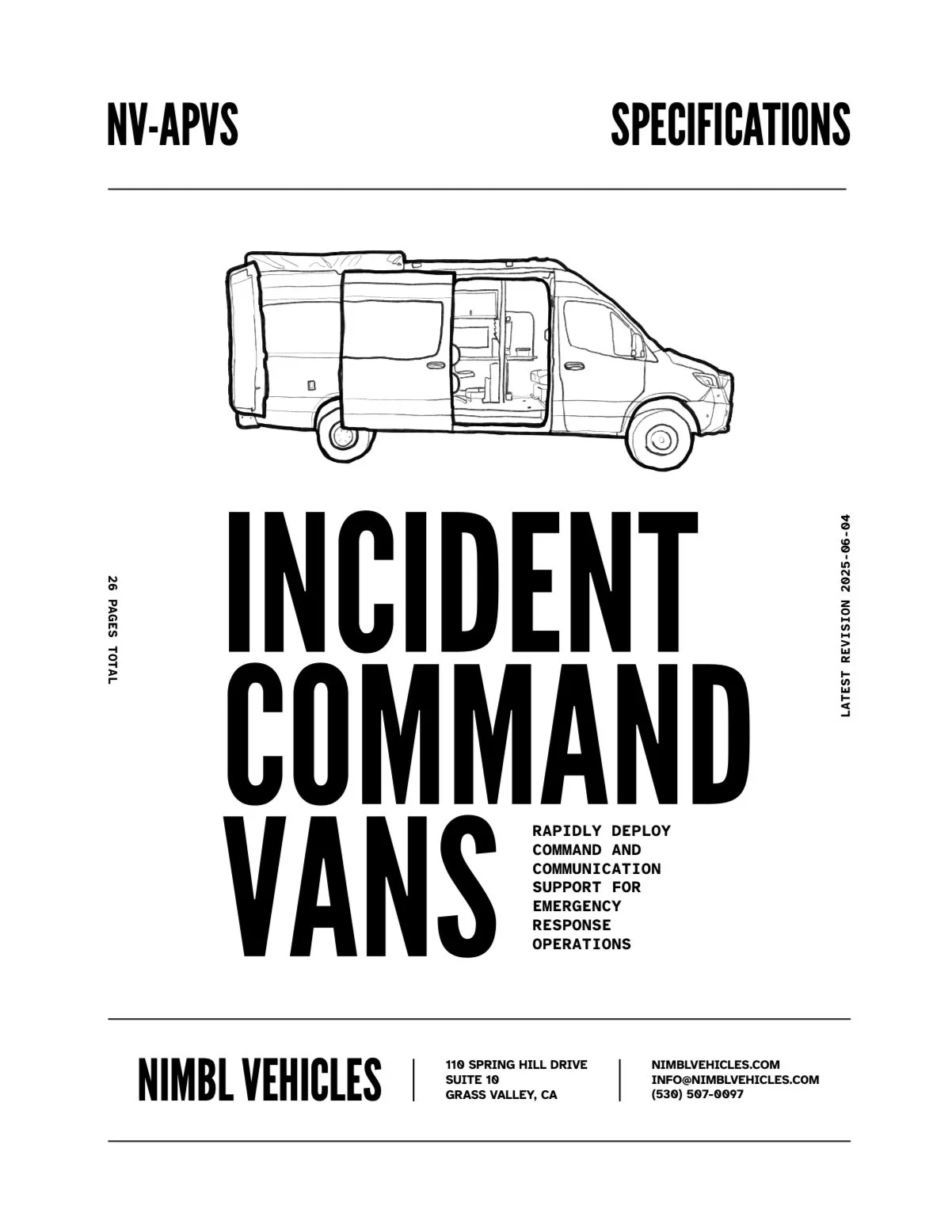 Incident Command Vans // Nimbl Vehicles