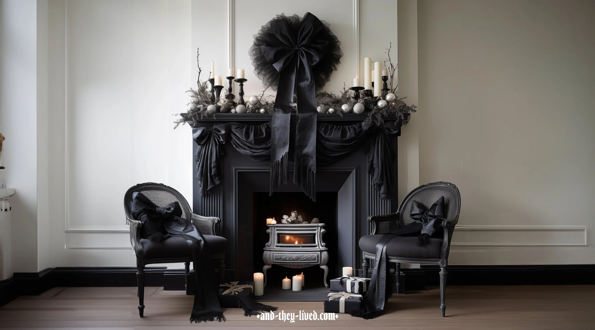 A Christmas of Eerie Elegance: Our Haunted Mansion-Inspired Decor — And ...