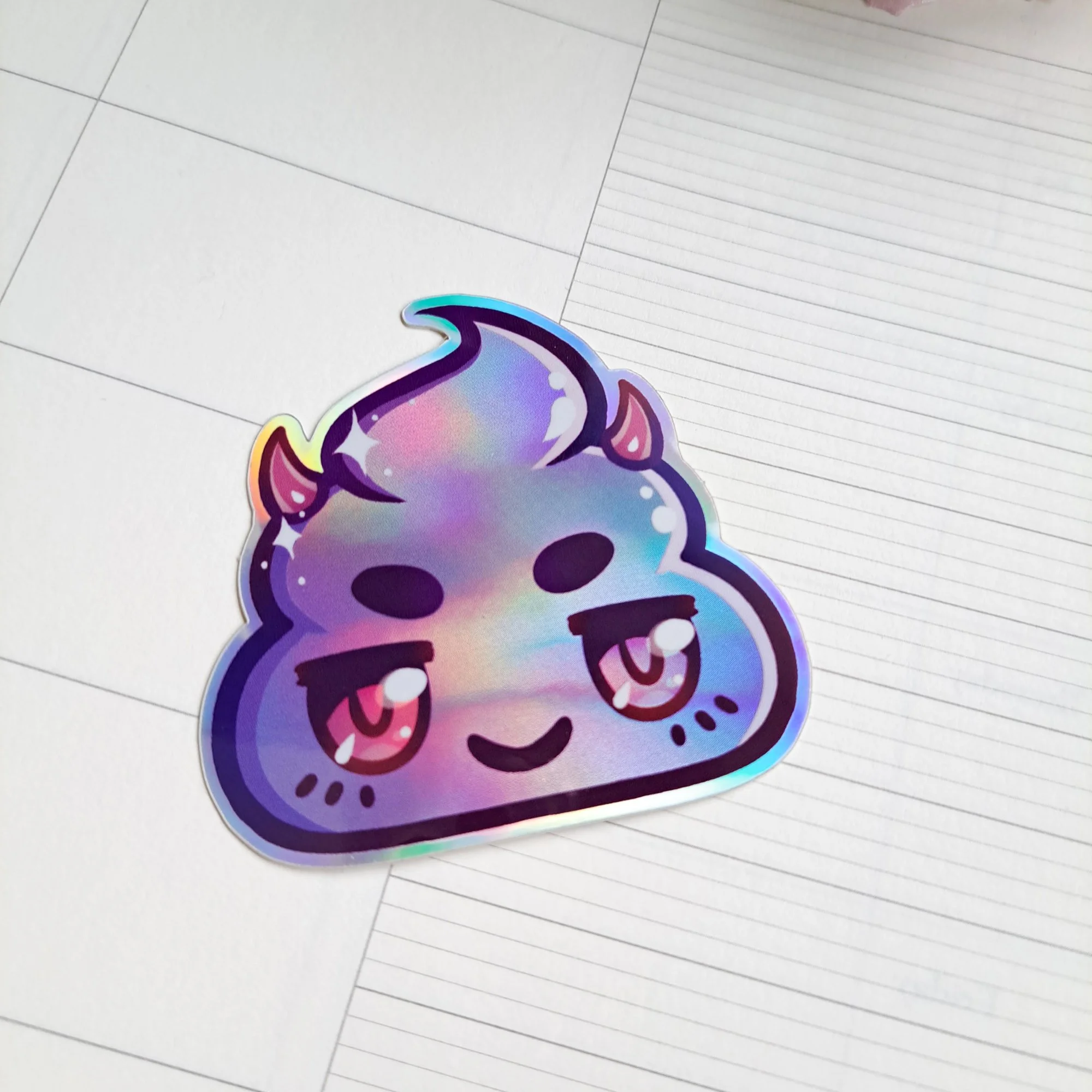 Devil Poop | Sticker — Hopyrion - Kawaii Art Shop