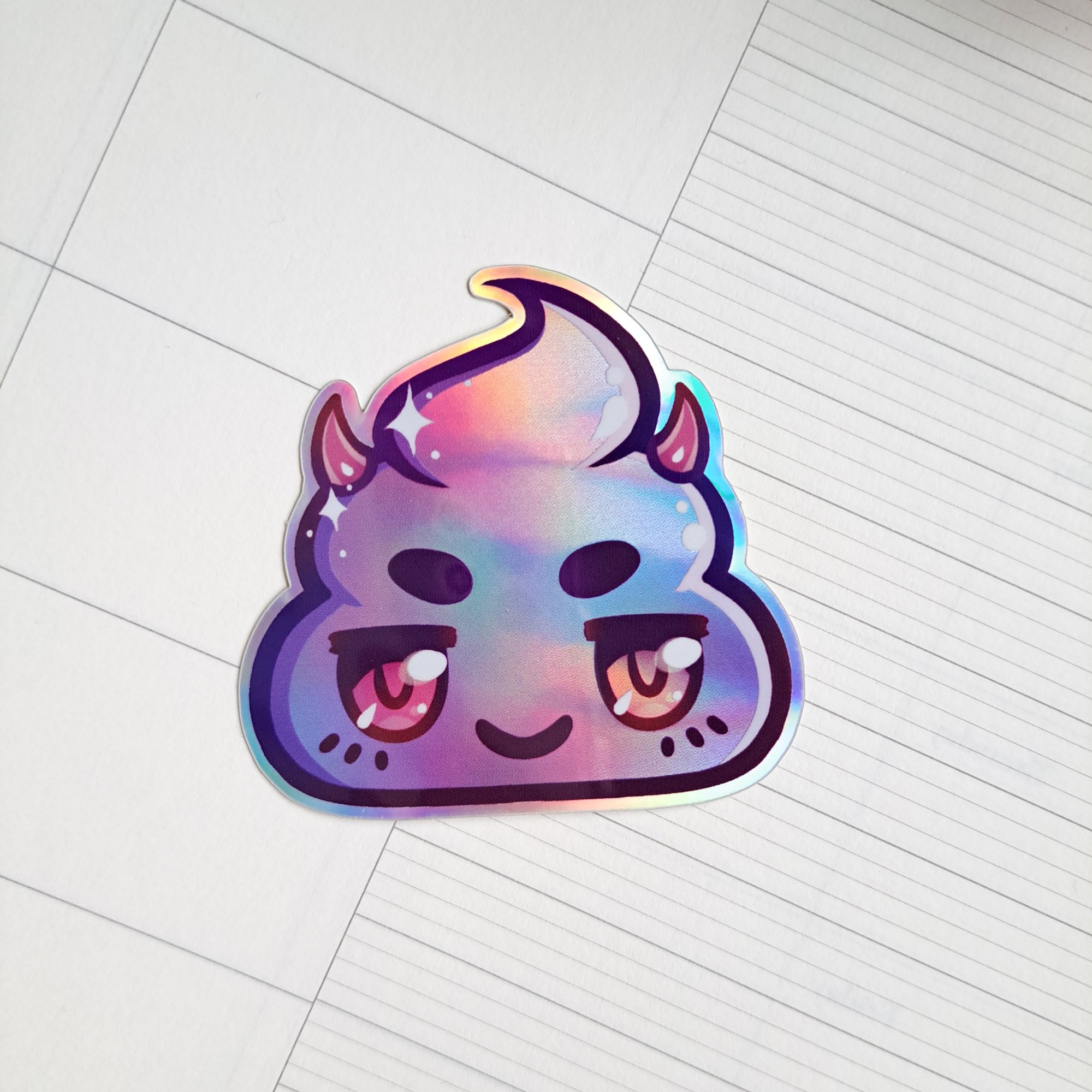 Devil Poop | Sticker — Hopyrion - Kawaii Art Shop