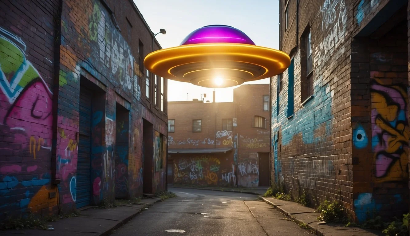 Exploring the Impact of UFO Imagery in American Street Art