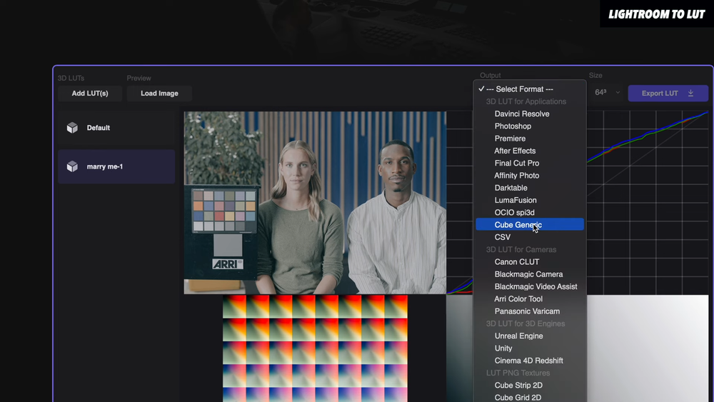 How to Convert Lightroom Presets to LUTs for Real-Time Use — Micro Four ...