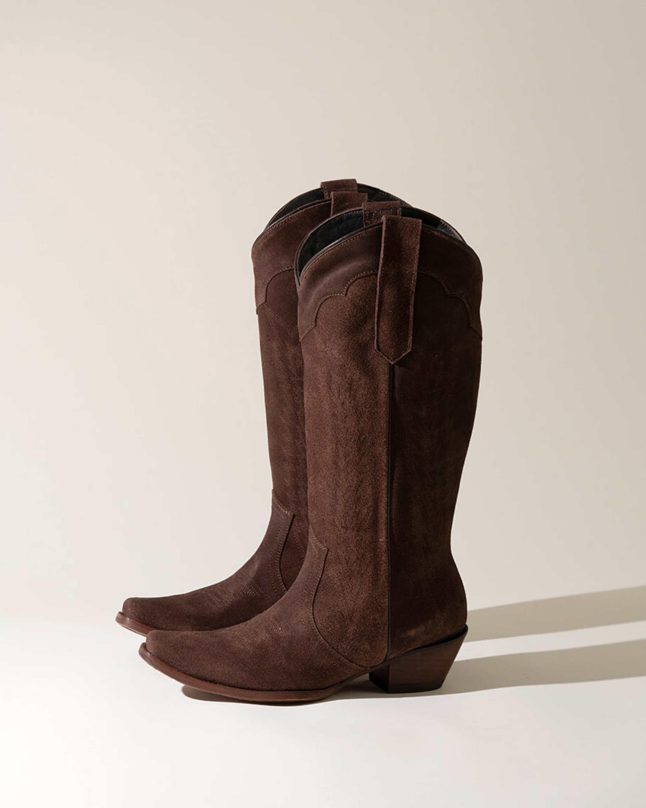 1991 "Sunday" Cowboy Boot - Black Suede — 1991 Cowboy Boots