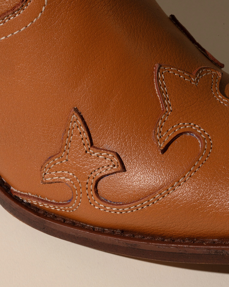 1991 "Sunday" Cowboy Boot - Milk & Honey Creme White Leather — 1991 ...