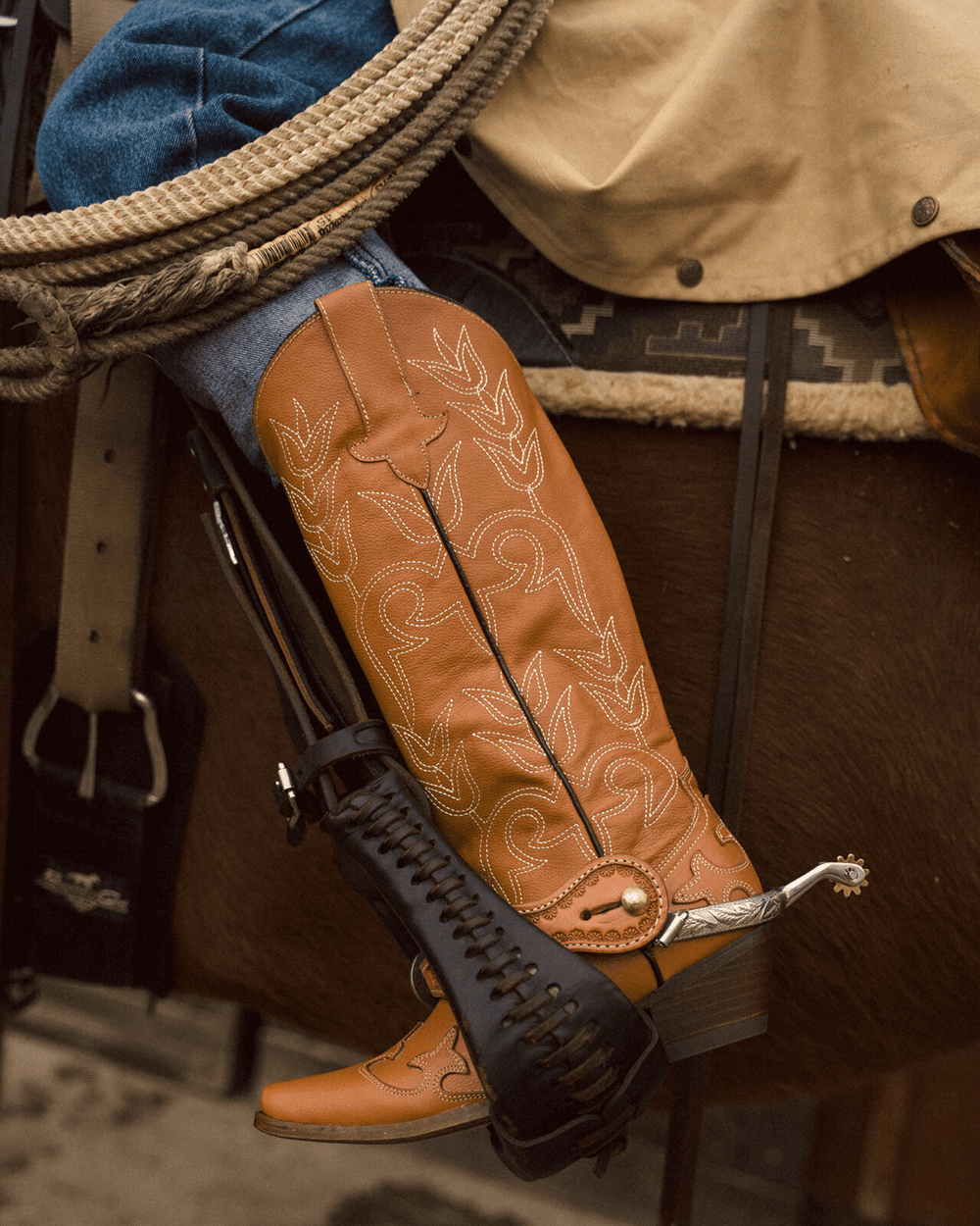 1991 "Sunday" Cowboy Boot - Black Suede — 1991 Cowboy Boots