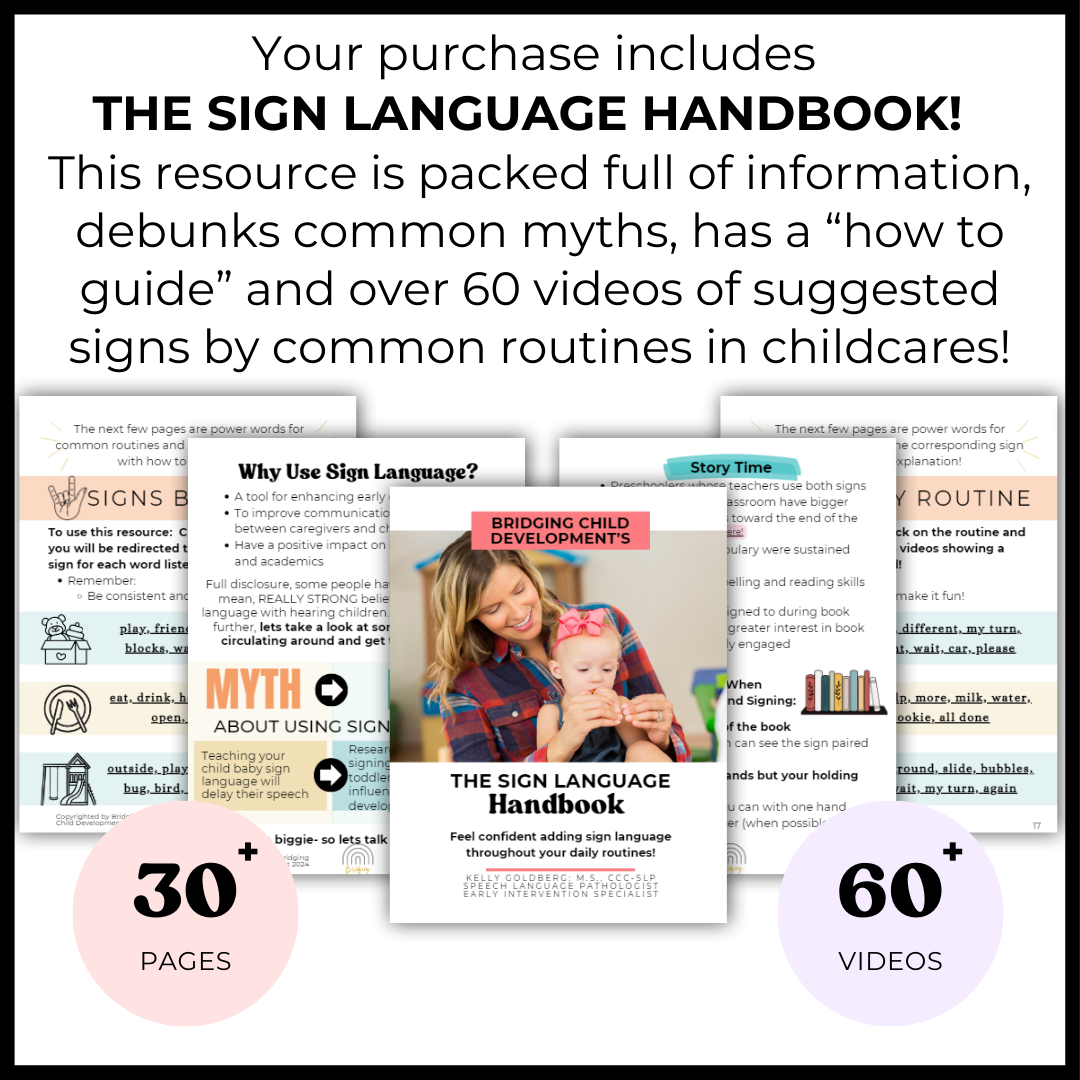 The Sign Language Handbook — Bridging Child Development