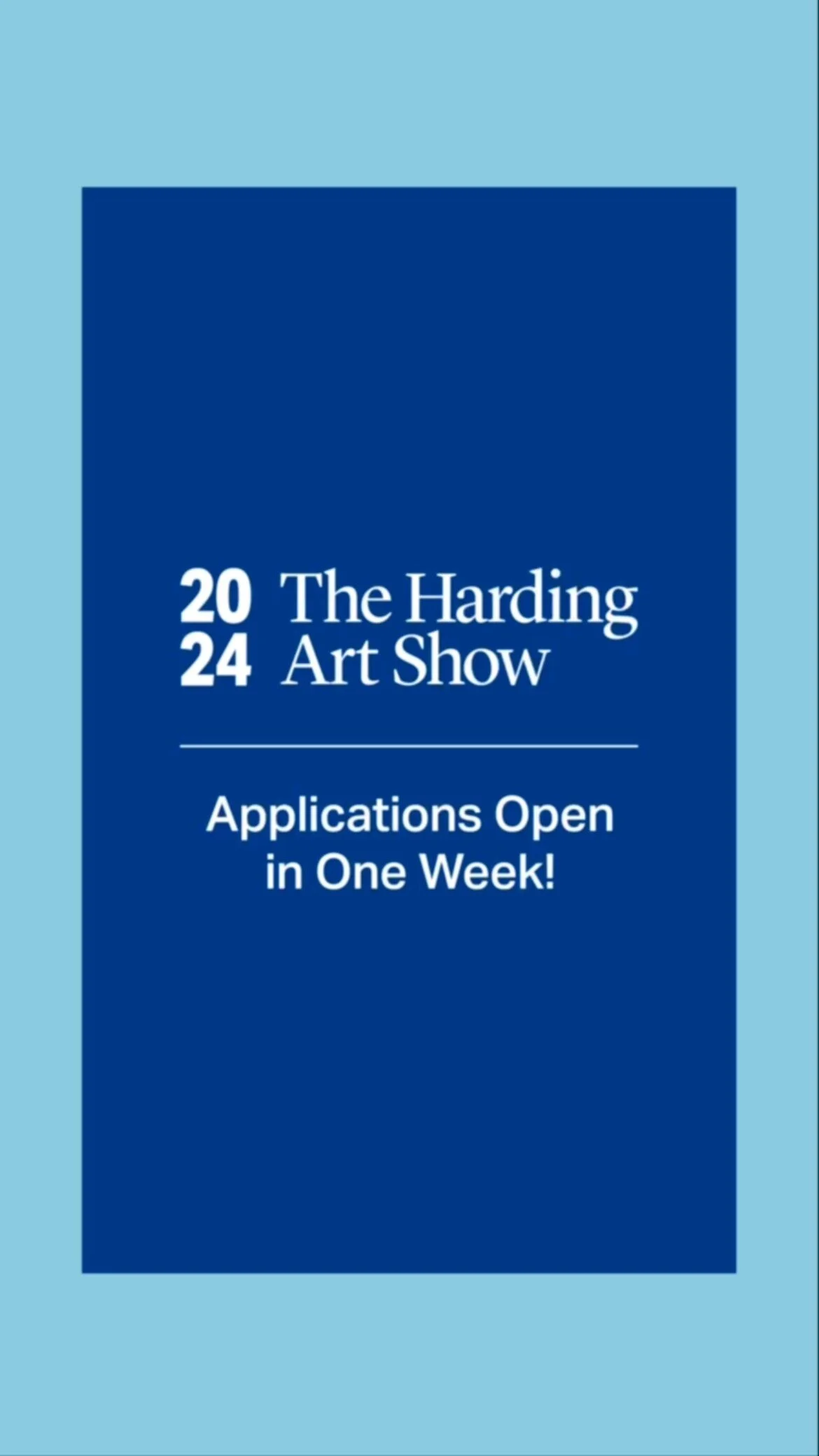 The Harding Art Show 2024