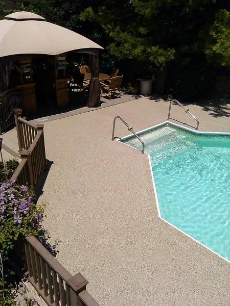Pros And Cons of Rubber Pool Deck Surfaces — Mountainscape Contracting