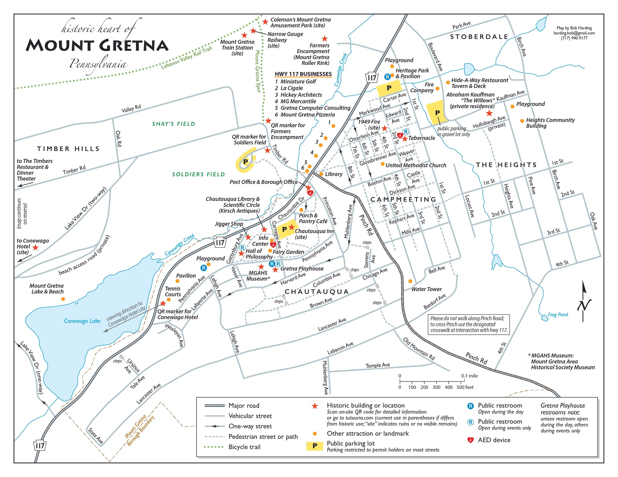 Mount Gretna Map with Parking | Explore, Park, Enjoy — mtgretna.org