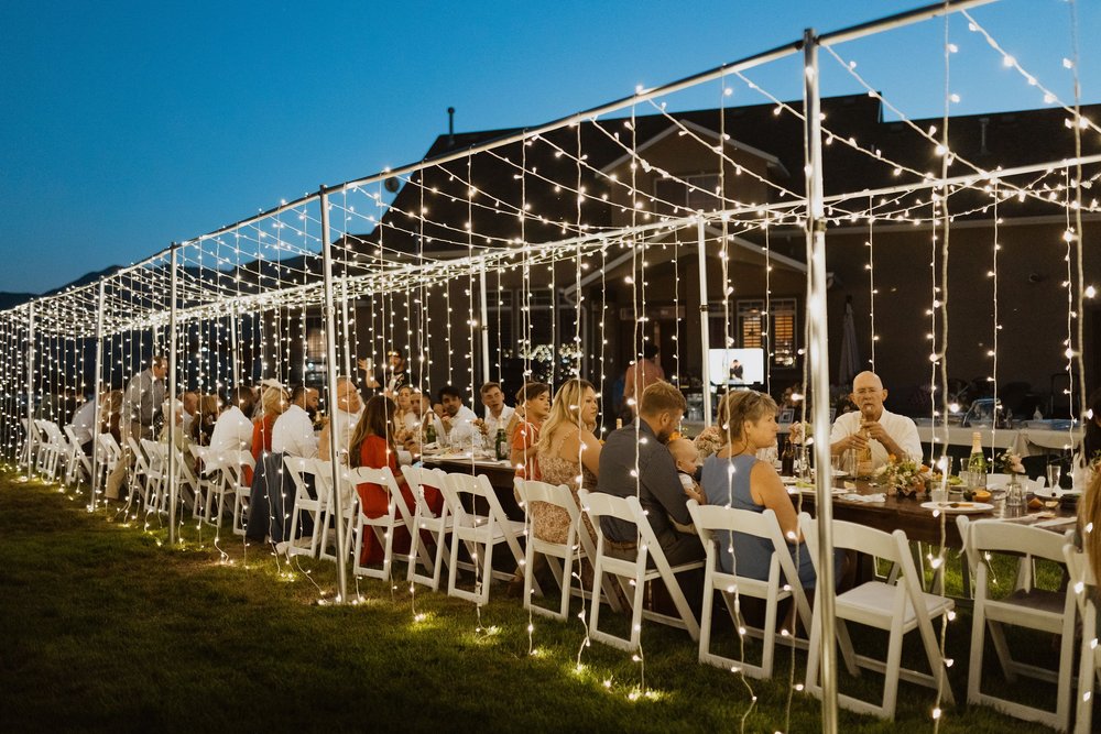 Outdoor Mini Lights | Mountain Event Rentals