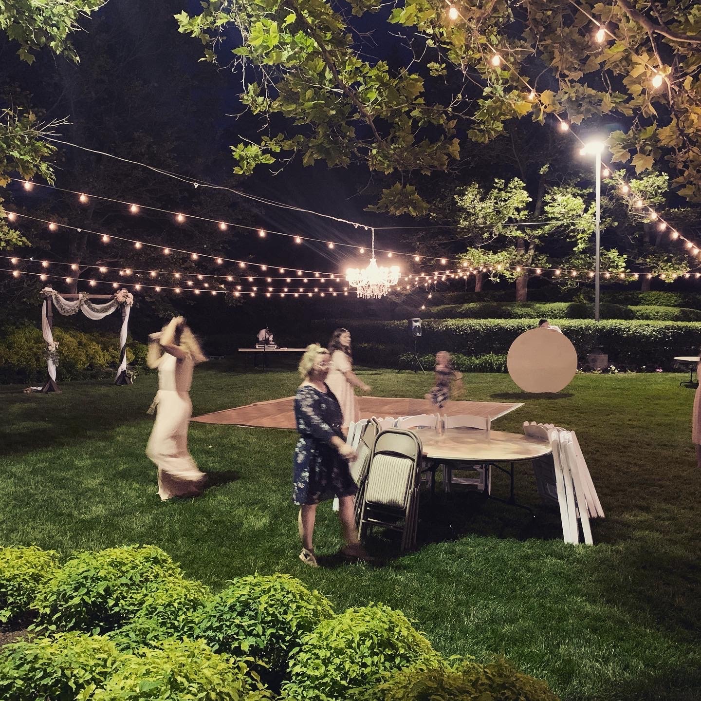 Outdoor Bistro Lighting | Mountain Event Rentals