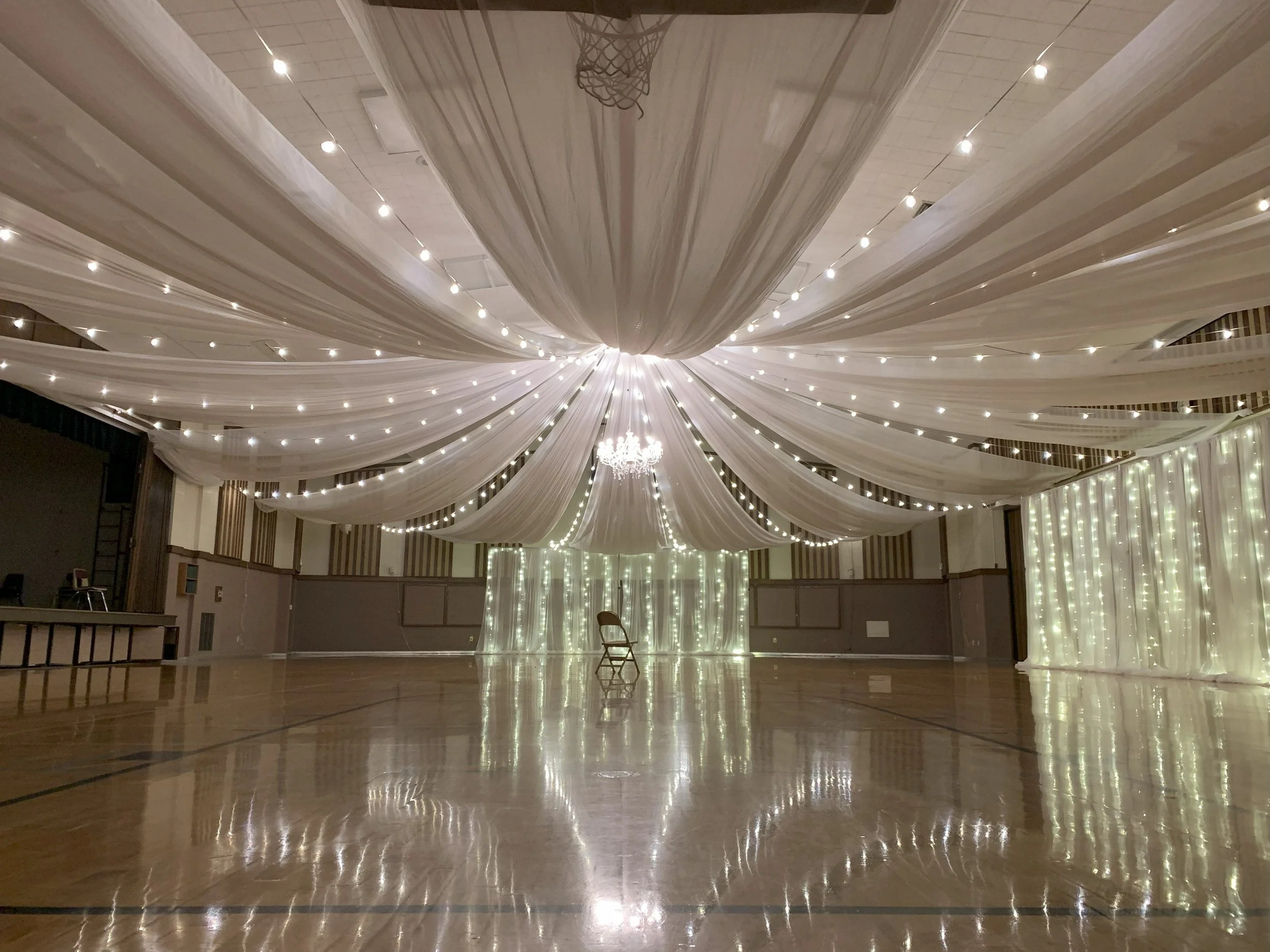 LDS Cultural Hall Wedding Decorations Utah - Rent from Us | Mountain ...