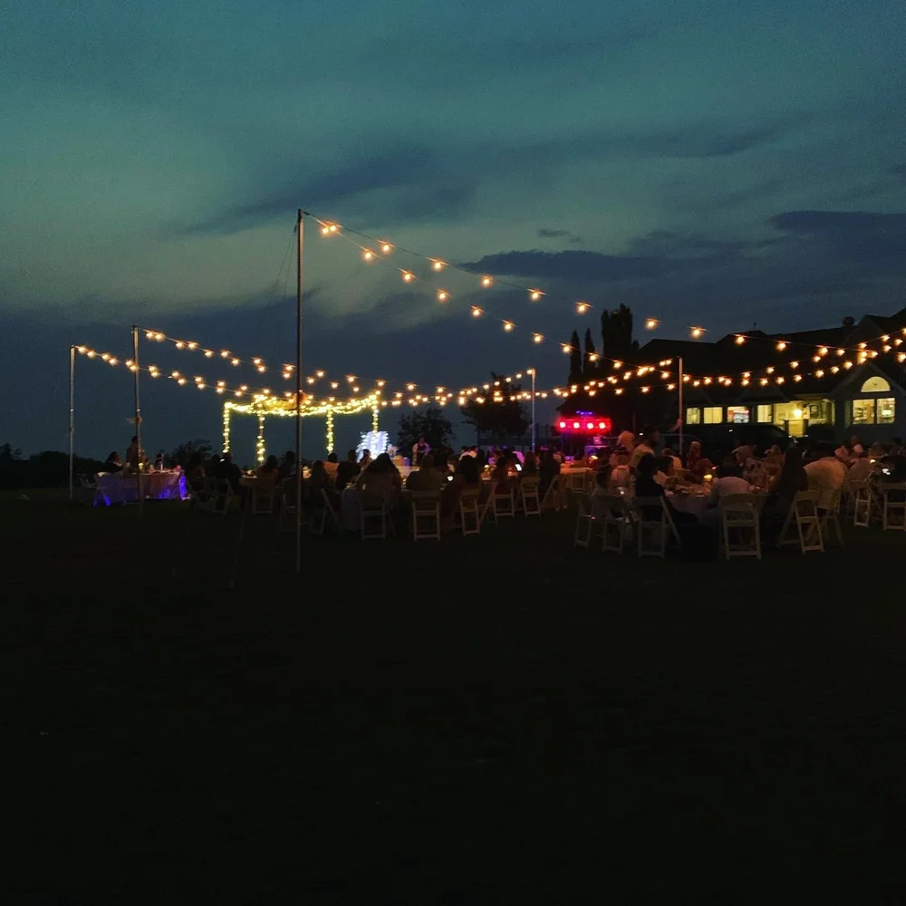 Outdoor Bistro Lighting | Mountain Event Rentals