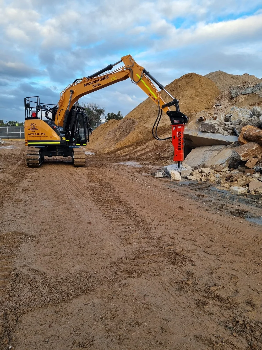 Groundforce Civil | Civil Construction Plant Hire & Services