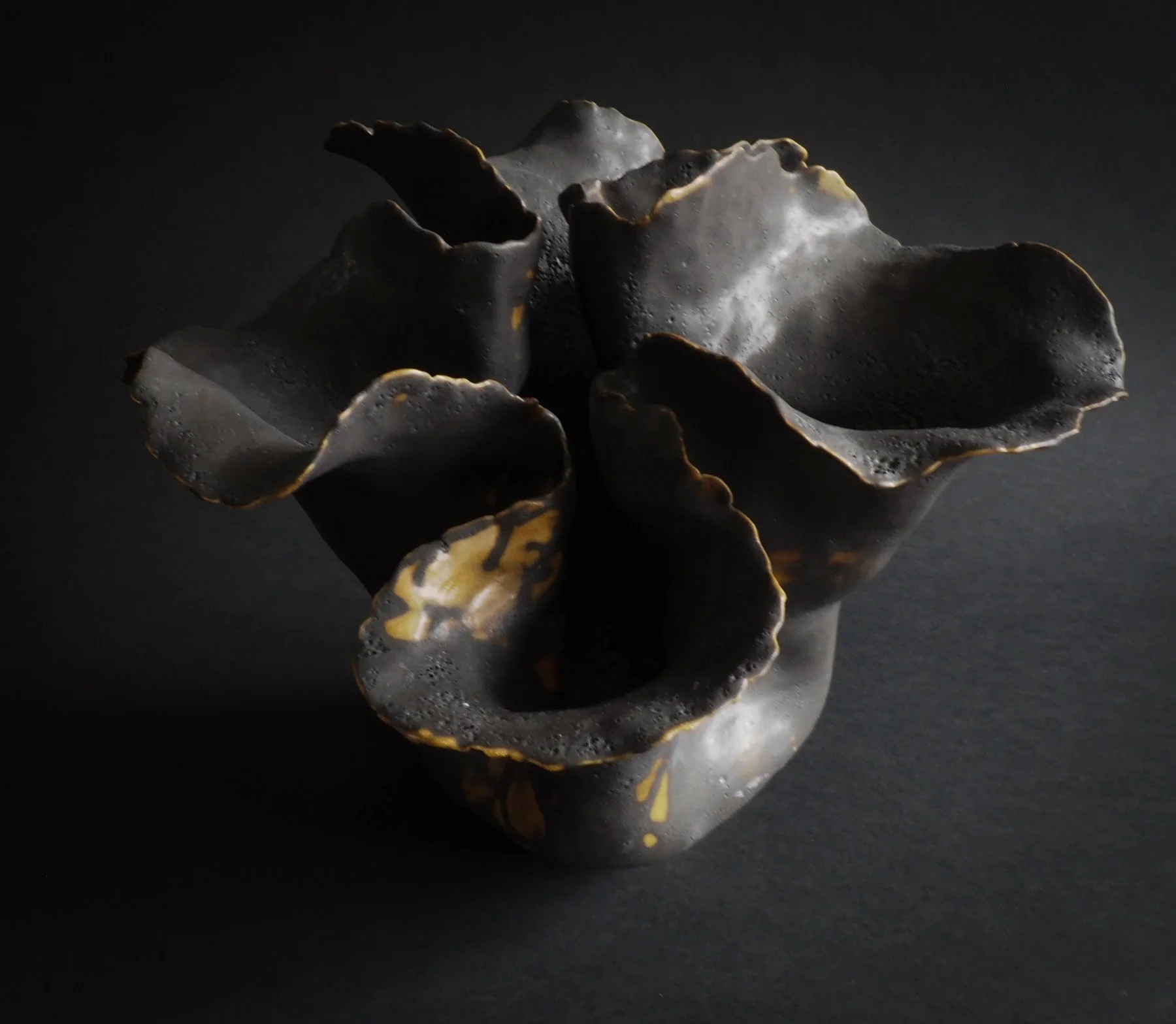 black handmade stoneware ceramics — Anna Scholz Ceramics