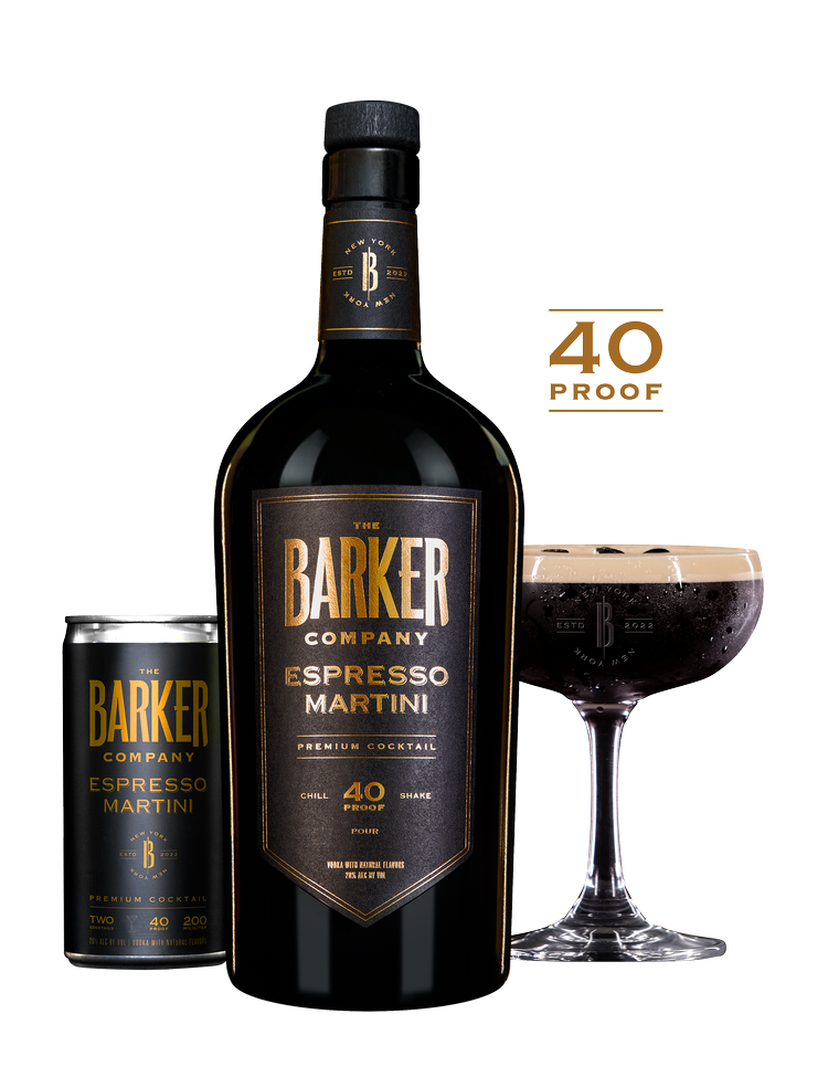 Barker Martinis | Premium Ready-to-Serve Espresso Martinis