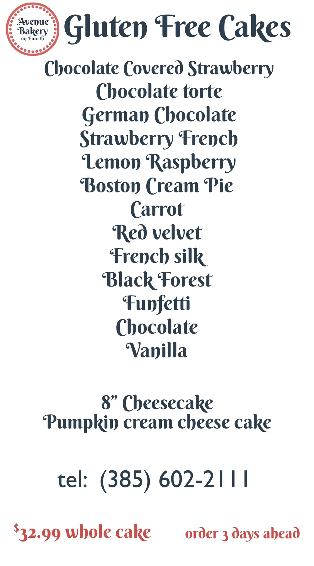 Avenue Bakery on Fourth