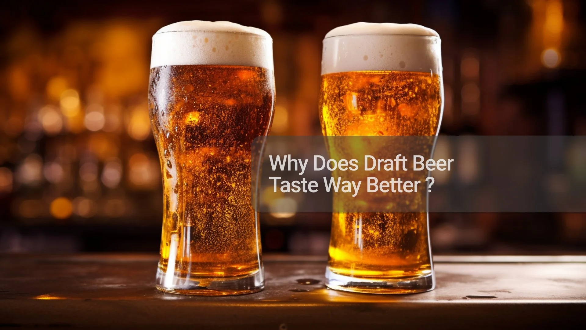 Why Does Draft Beer Taste Way Better? #BEER201 — Pubinno - The Future ...