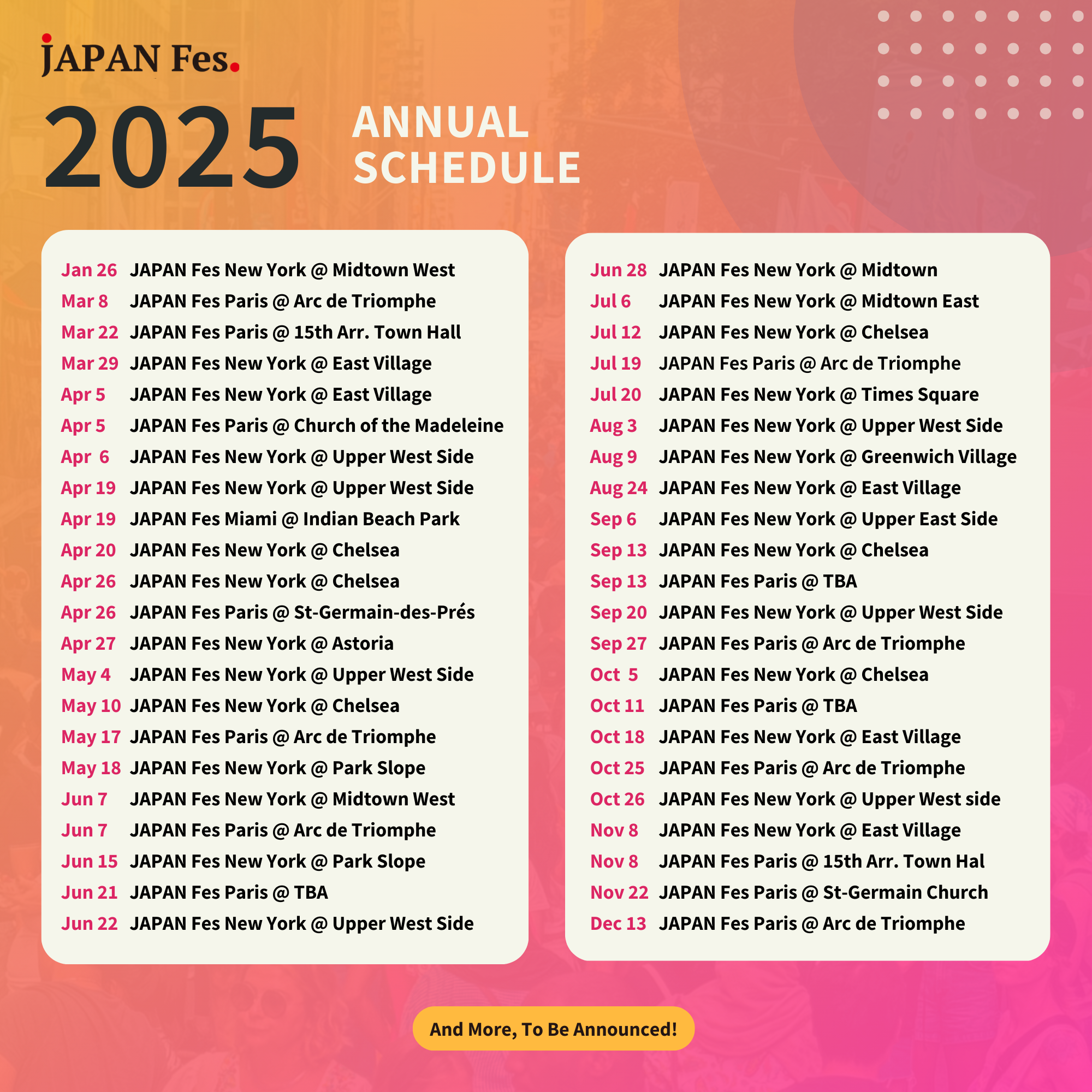 Platinum Club — JAPAN FES