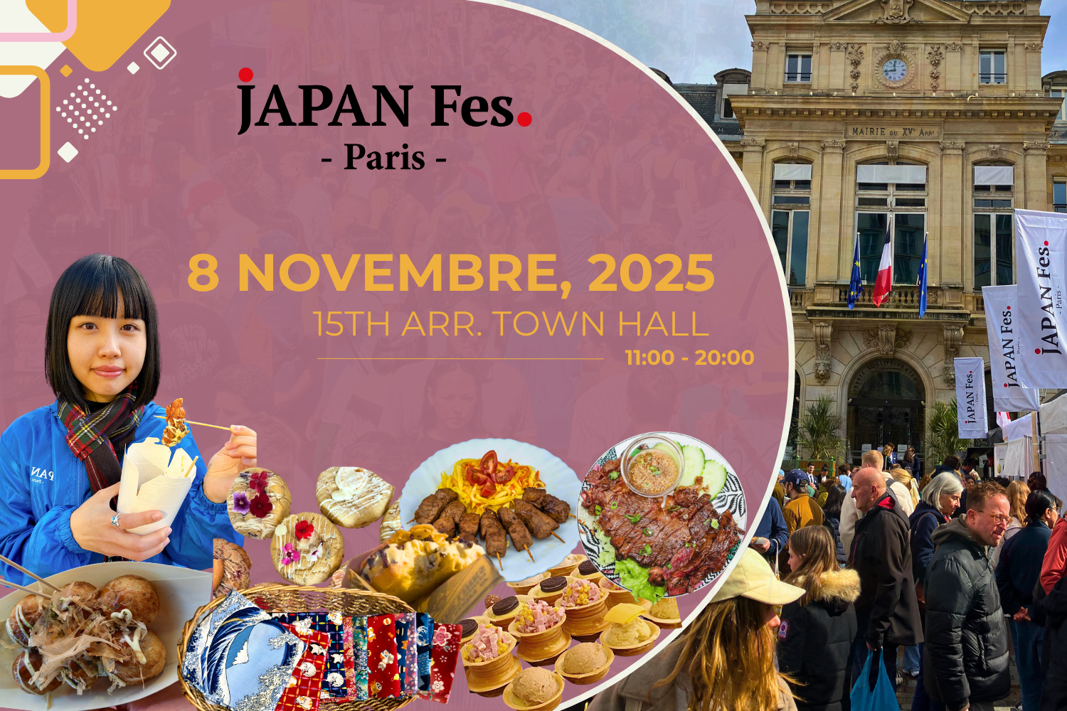 Nov 8th | JAPAN Fes Paris @15th Arr. Town Hall — JAPAN FES