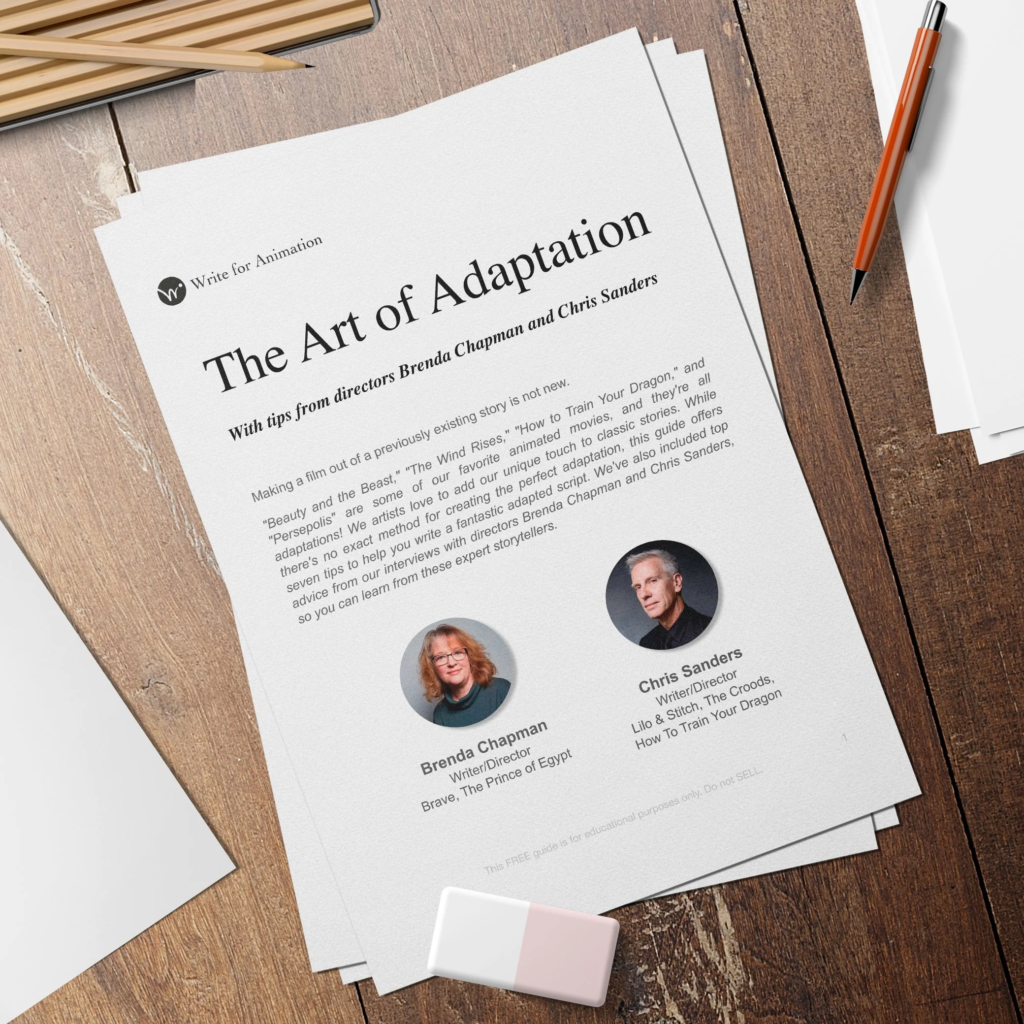 Freebies — Write for Animation