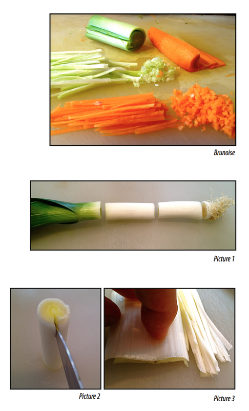 How to cut fruits and Vegetables in a Perfect Julienne or Brunoise ...