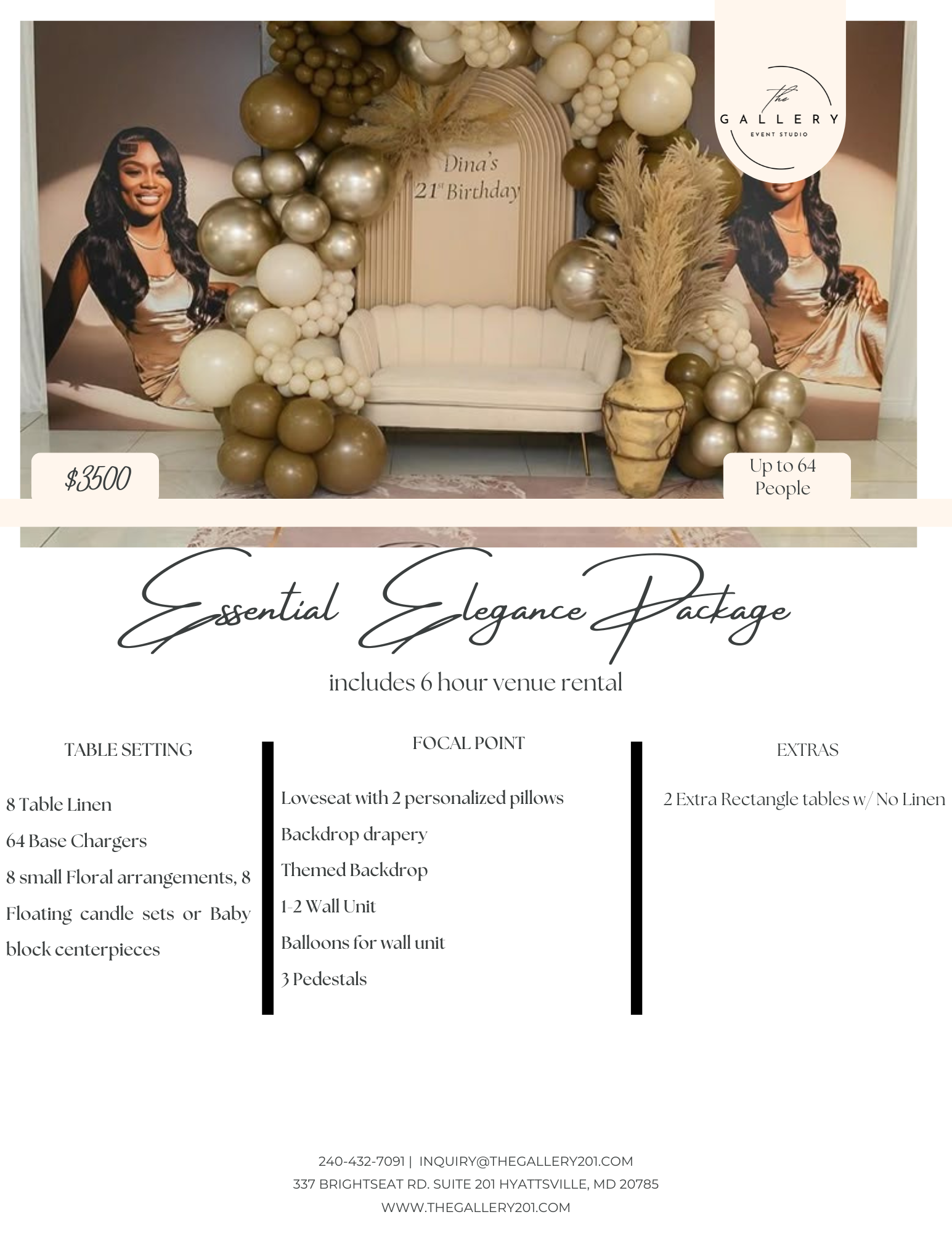 The Gallery - Design Packages