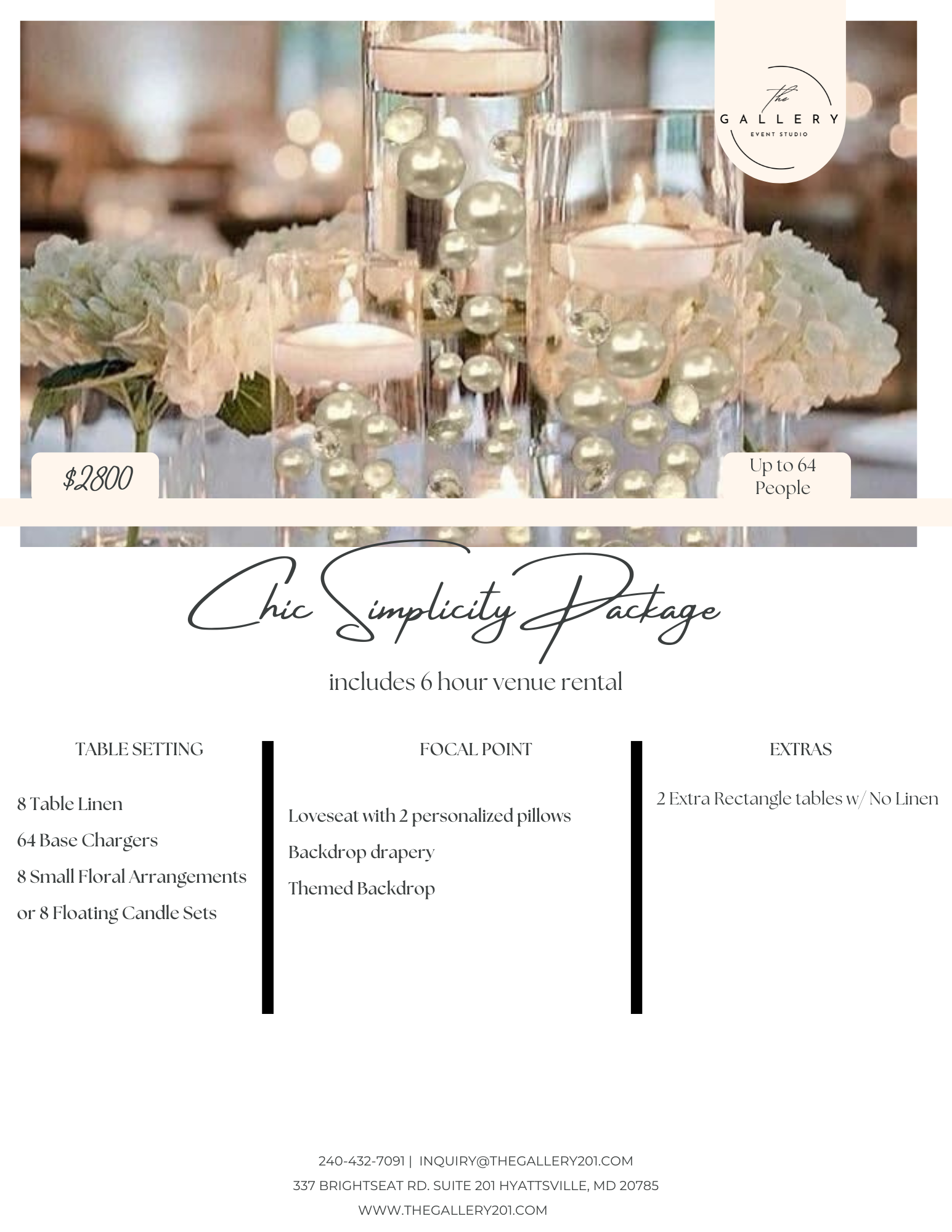 The Gallery - Design Packages