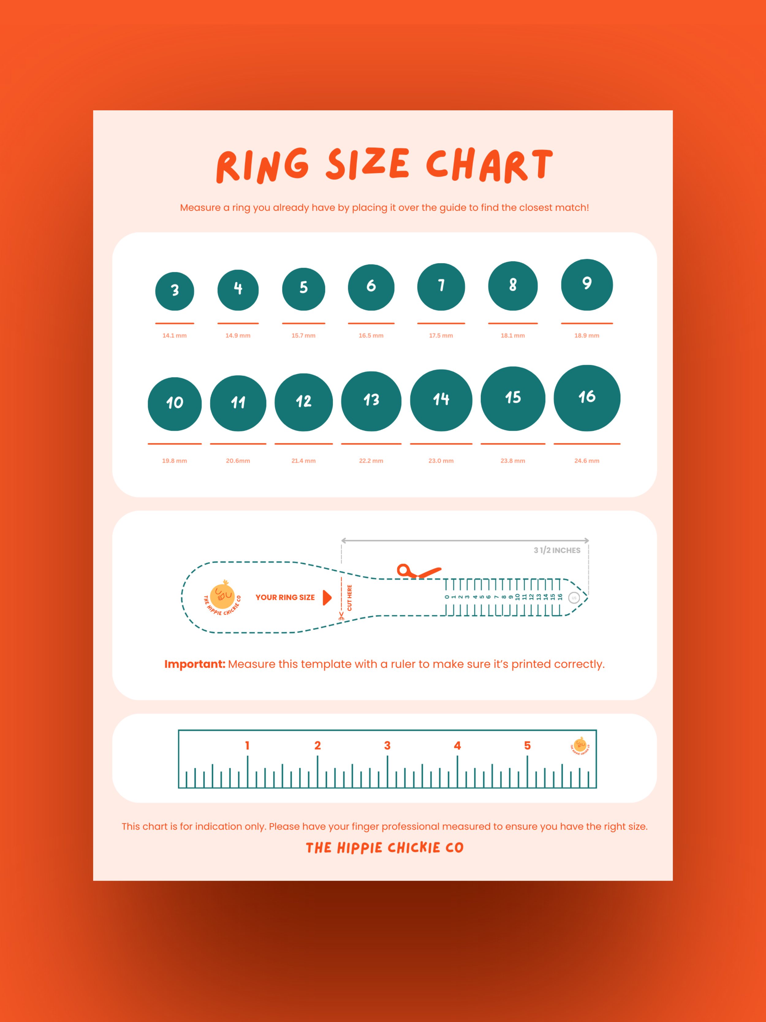 How to Measure Your Ring Size at Home — The Hippie Chickie Co