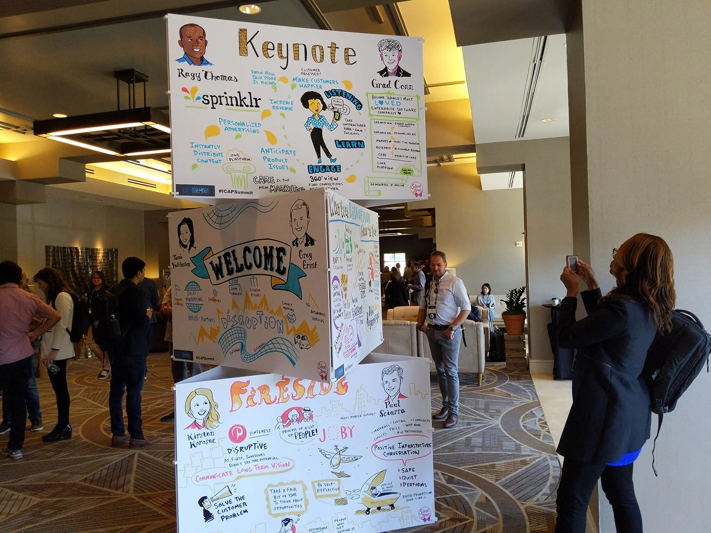 Silent James Live Visual Notes and Graphic Recording for Events