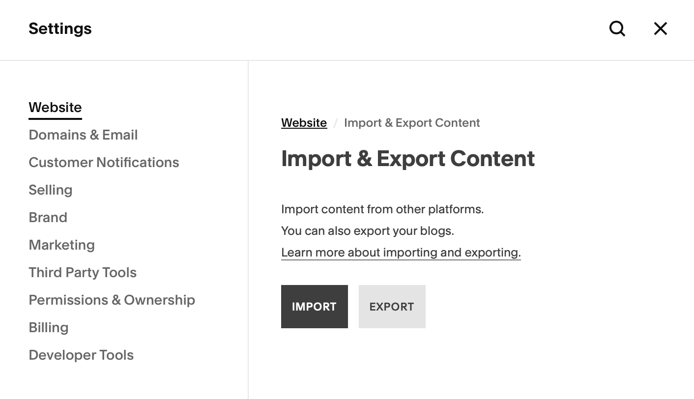 How to Back Up Your Squarespace Website