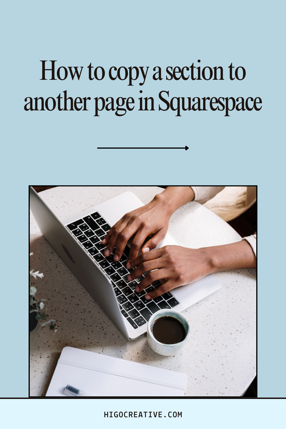 How to Copy a Section to Another Page in Squarespace