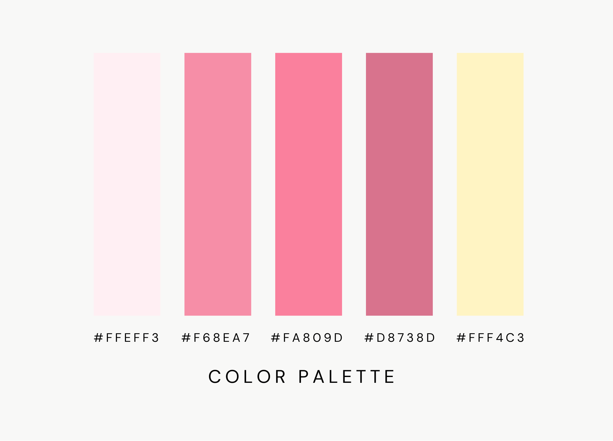 25 Pink Color Palette Ideas for Your Brand or Website