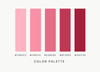 25 Pink Color Palette Ideas for Your Brand or Website