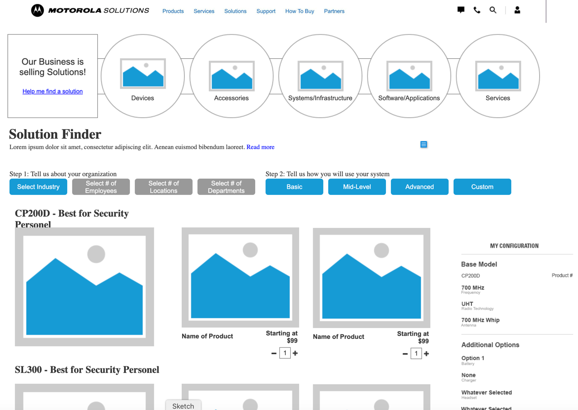 Solution Finder | Motorola Solutions — Vicky Gorman Moreira