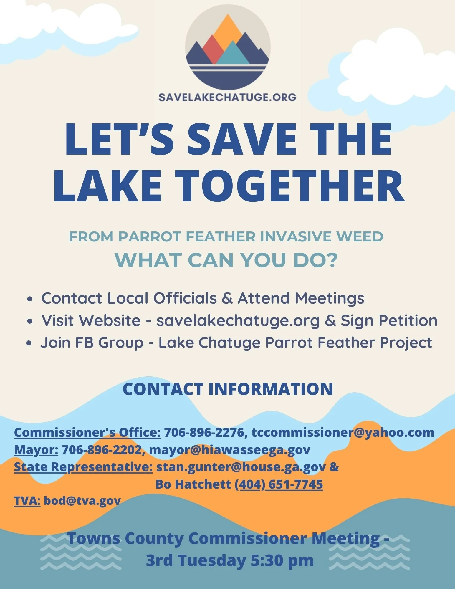 Blog 1 — Save Lake Chatuge