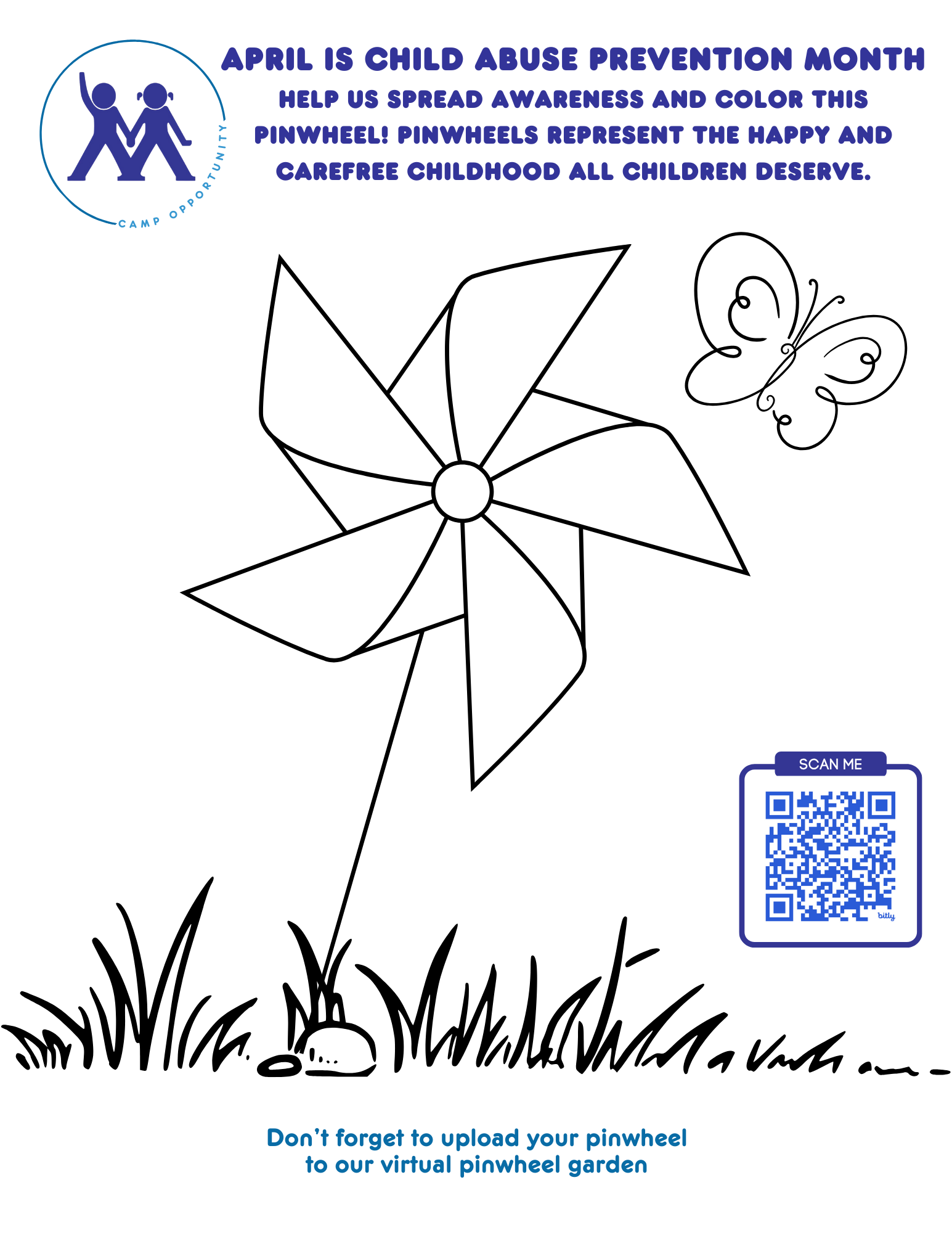 Pinwheels for Prevention — Camp Opportunity