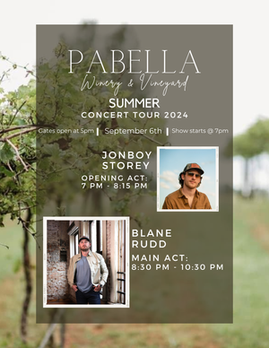 Summer Concert at the Vineyard || JonBoy Storey and Blane Rudd ...