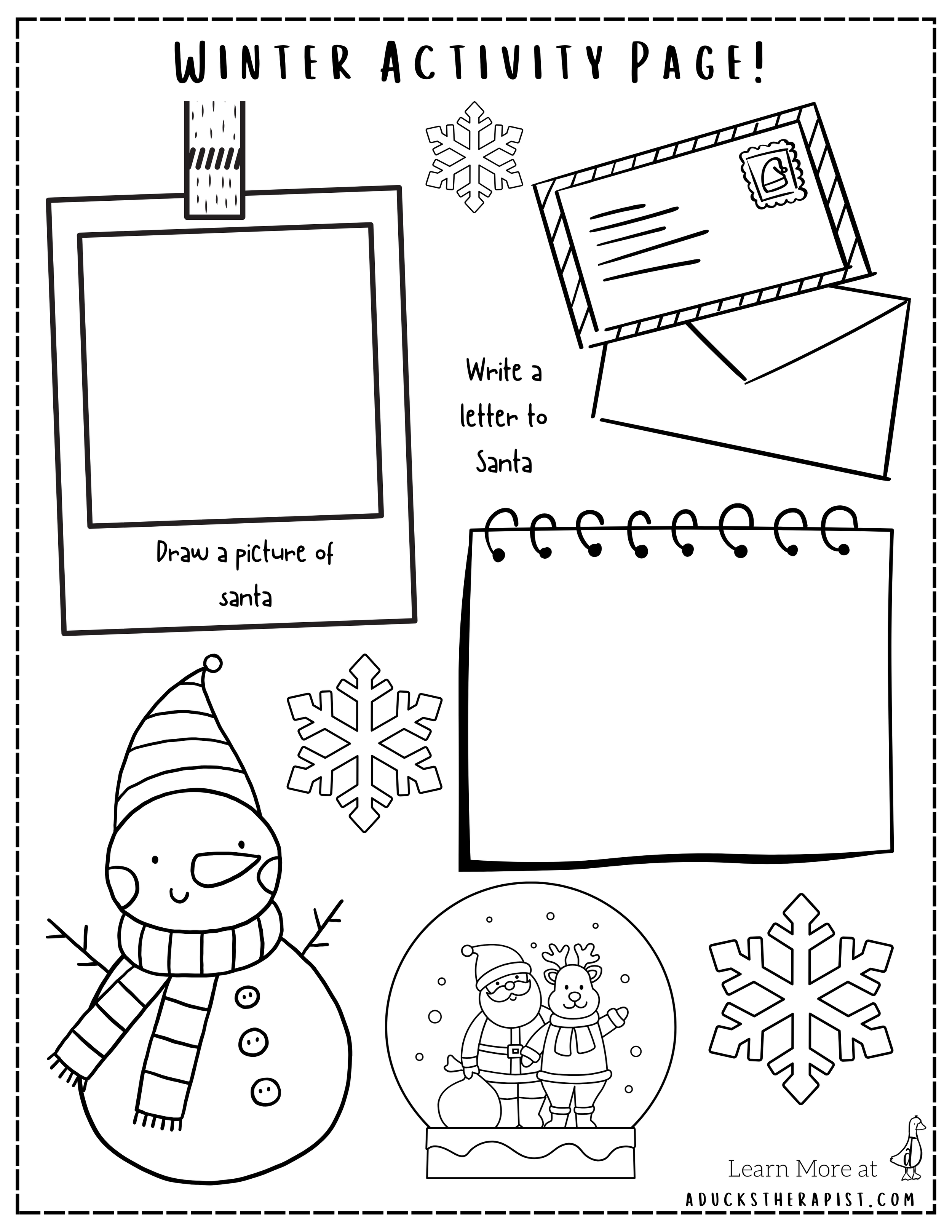 Winter Bundle — A Ducks Therapist