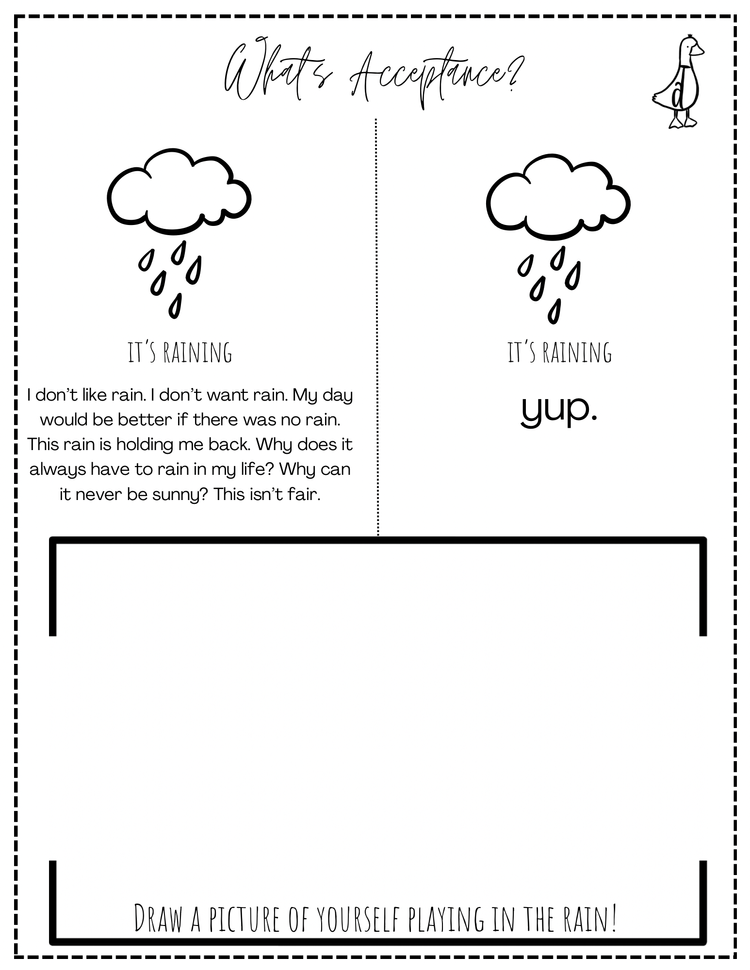 Kiddos worksheets — A Ducks Therapist