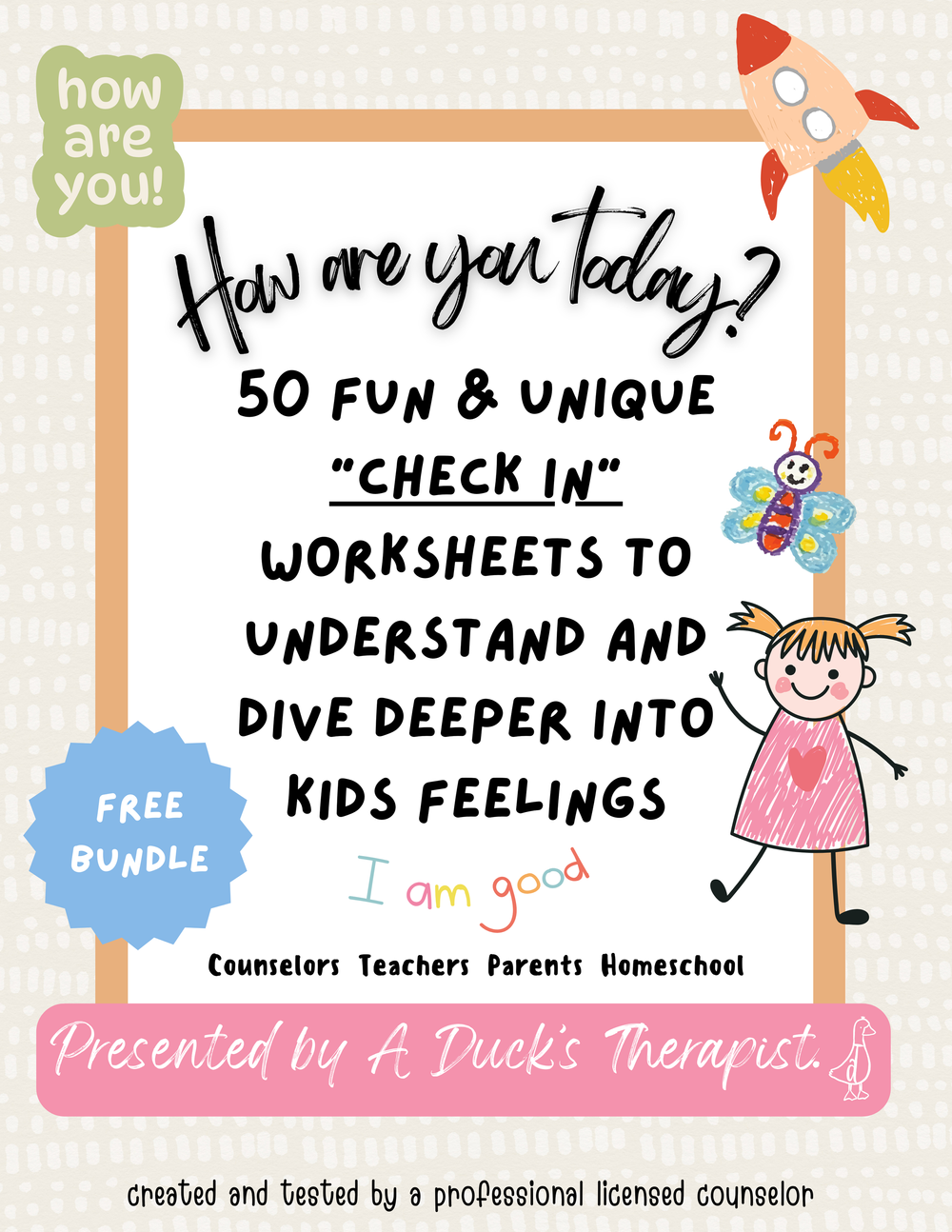 Check in Bundle FREE — A Ducks Therapist