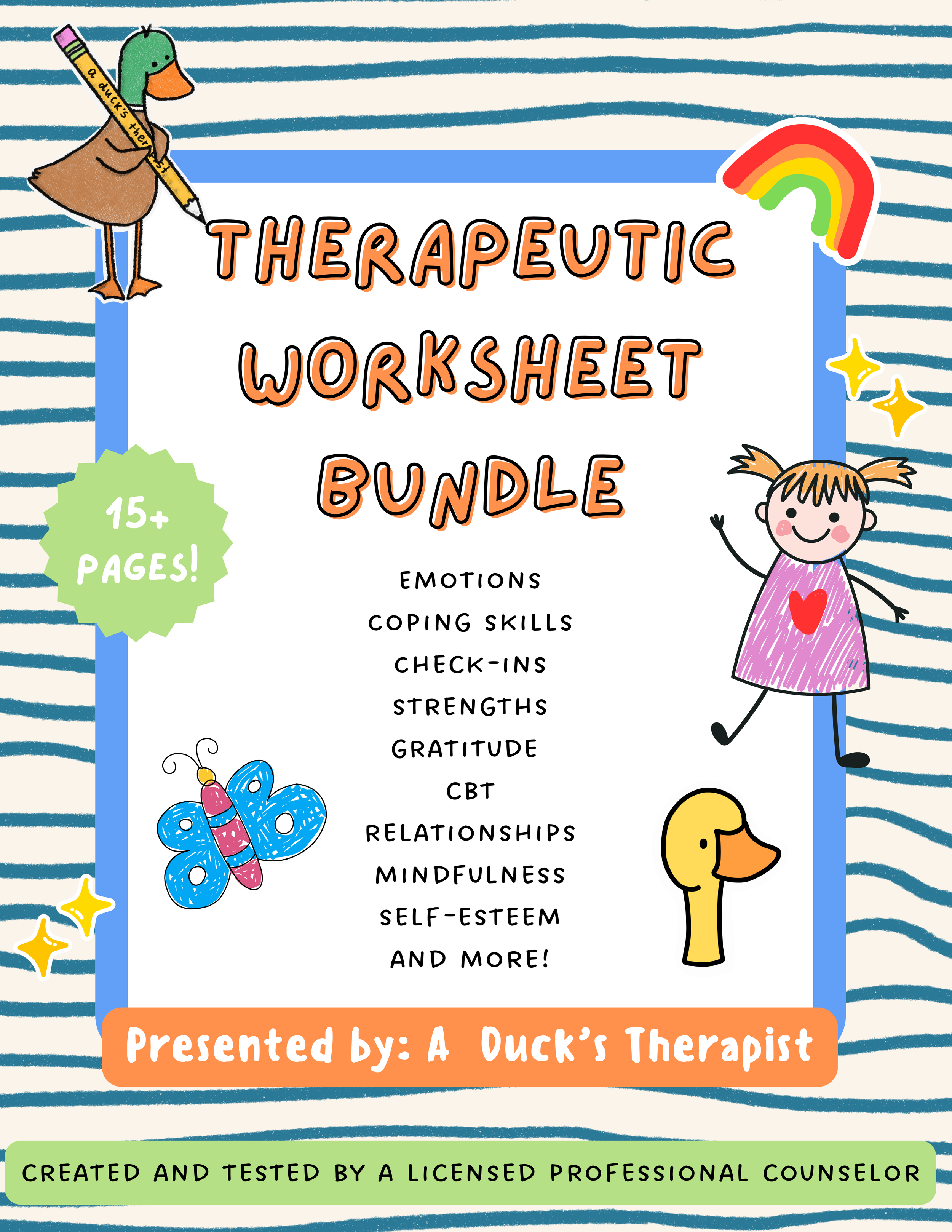Therapy Worksheets — A Ducks Therapist