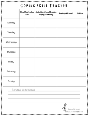 Kiddos worksheets — A Ducks Therapist